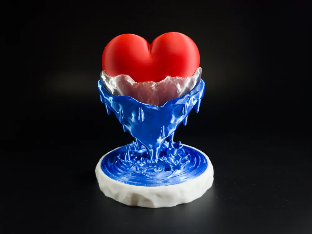 Frozen Heart Melting - Valentine's Day by Shaun Juarez - MakerWorld