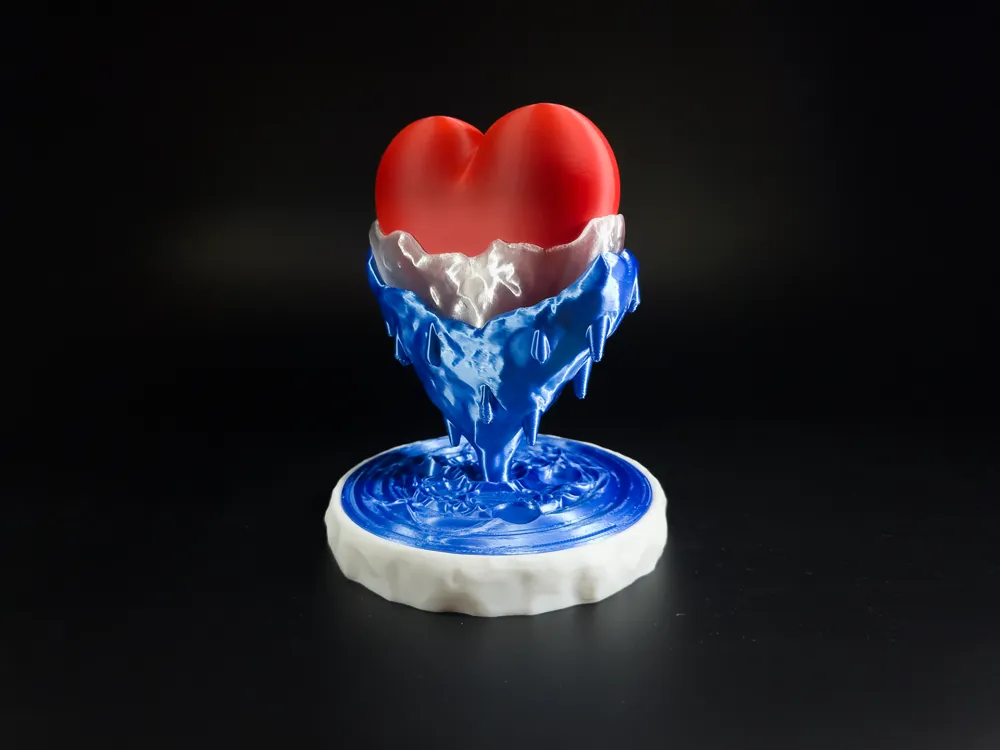 Frozen Heart Melting - Valentine's Day by Shaun Juarez - MakerWorld