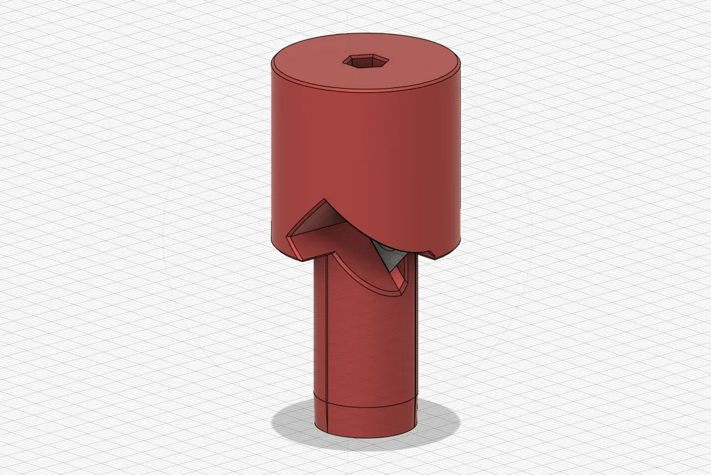 (3/4") MFT Bench Hole Reamer & Chamfer Tool - Free 3D Print Model ...