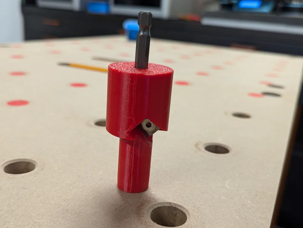(3/4") MFT Bench Hole Reamer & Chamfer Tool - Free 3D Print Model ...