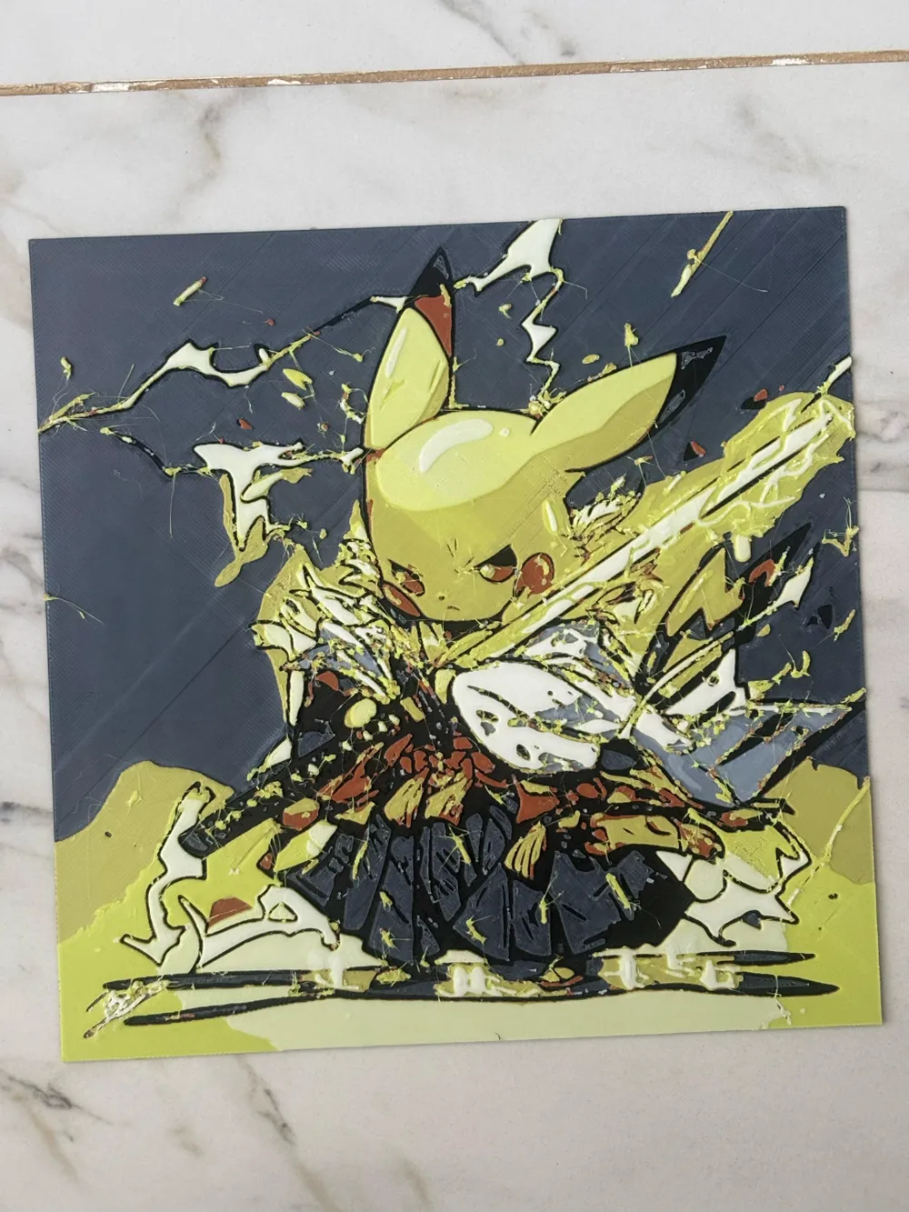 Cute Pikachu Samurai by 90's guy - MakerWorld