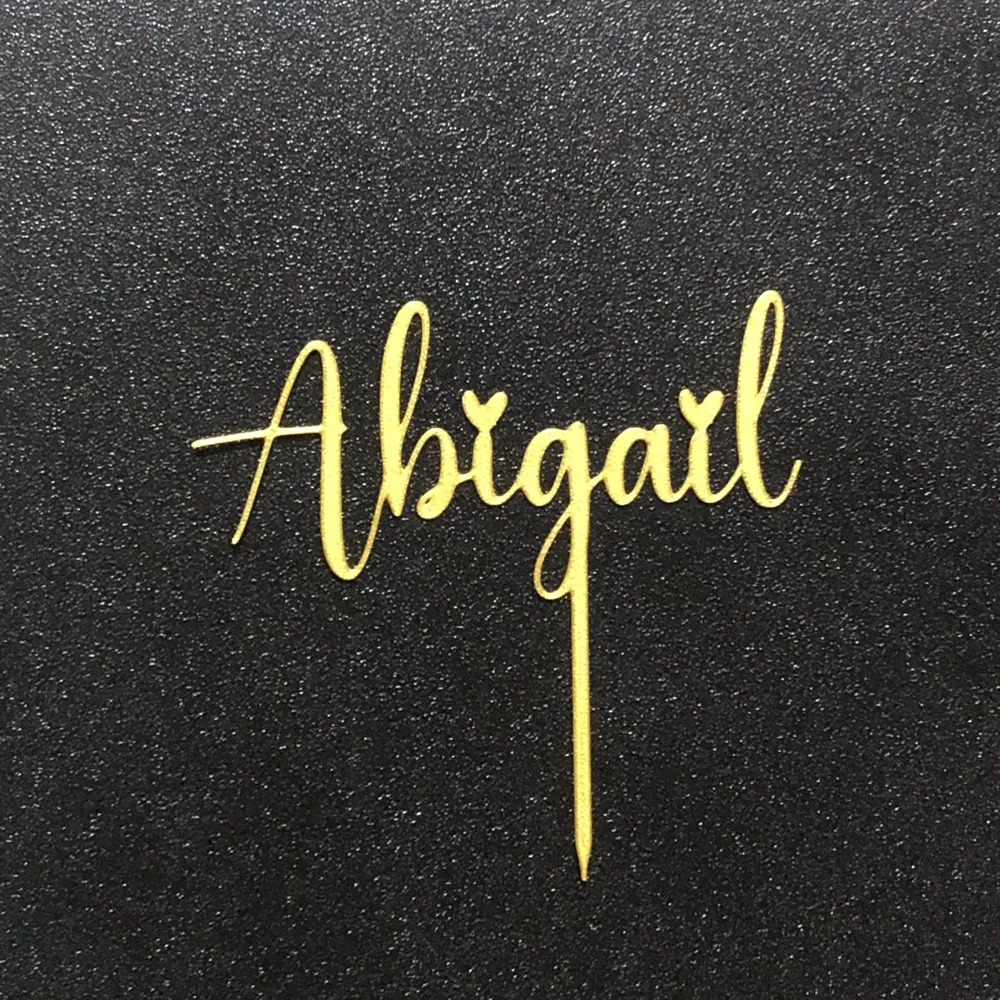 Abigail cake topper - Free 3D Print Model - MakerWorld