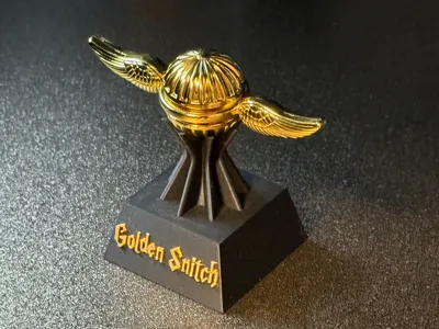 Golden Snitch Stand Remixed by Justone MakerWorld: Download Free 3D Models