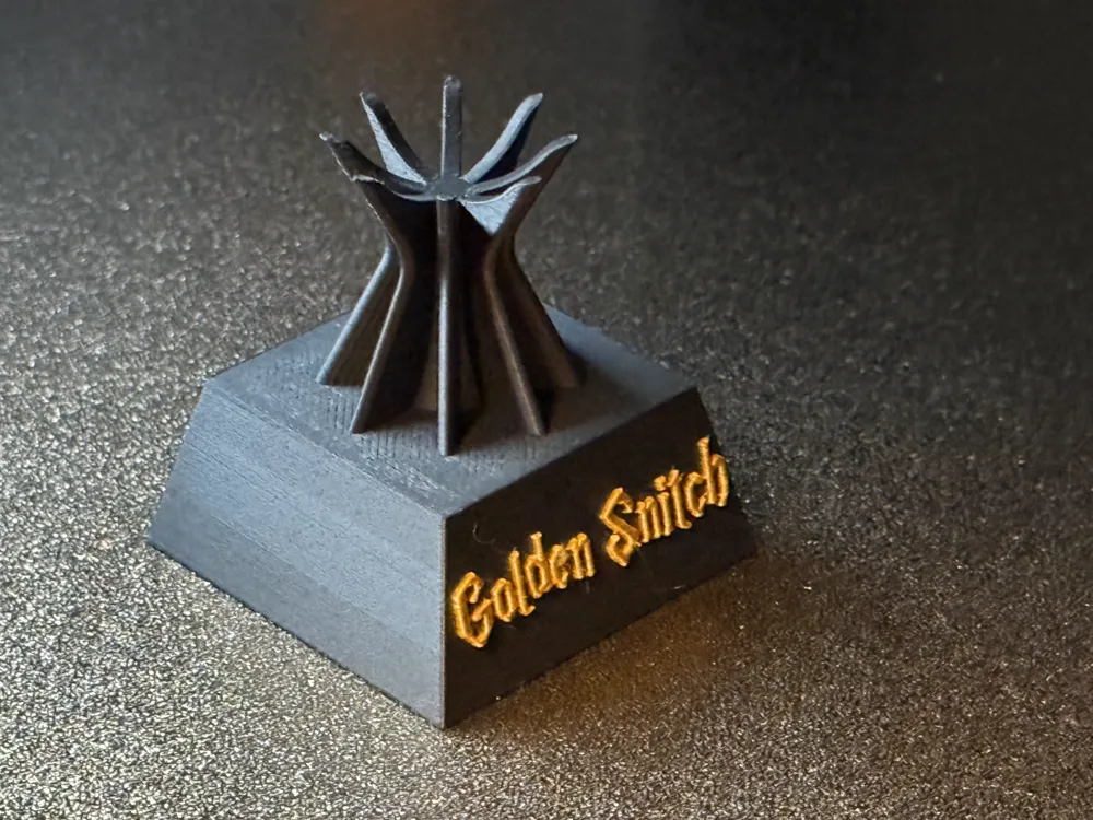 Golden Snitch Stand - Free 3D Print Model - MakerWorld