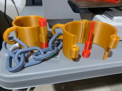 handcuffs 3d print model download - MakerWorld
