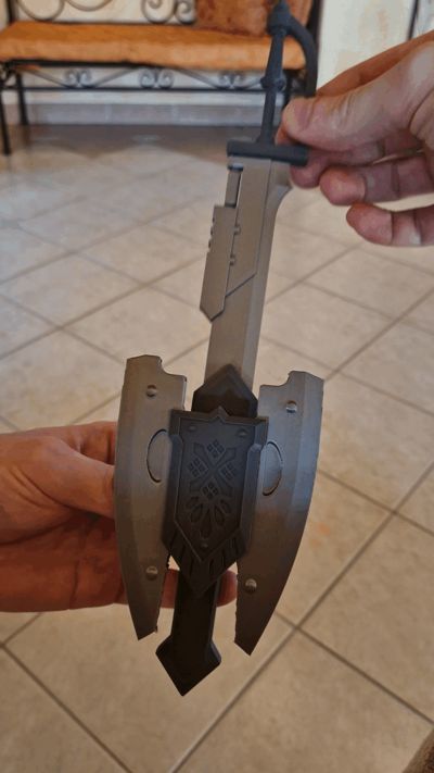 Transformable Charge Blade | MHWilds - Free 3D Print Model - MakerWorld