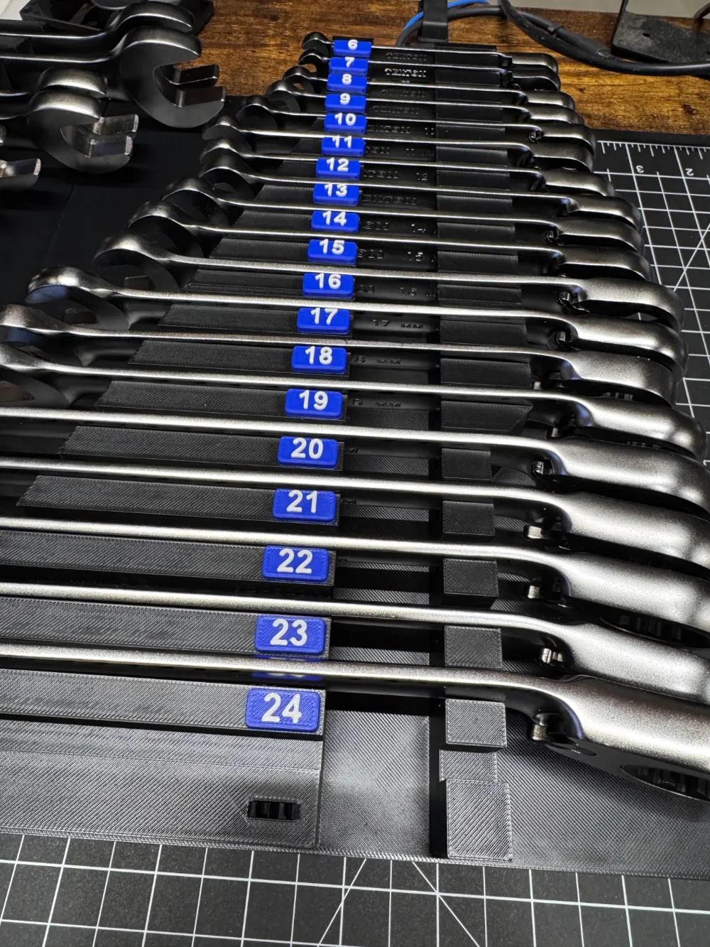 Tekton Ratcheting Wrench holder Gridfinity by ScreamingSkulls ...