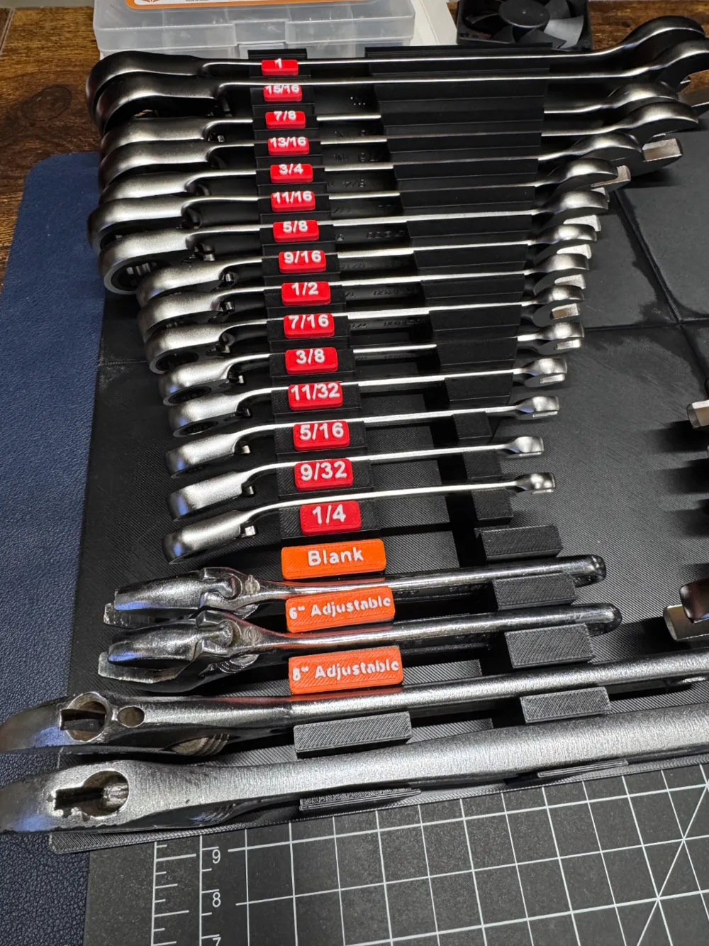 Tekton棘轮扳手Gridfinity收纳格 来自 ScreamingSkulls MakerWorld：免费下载 3D 模型