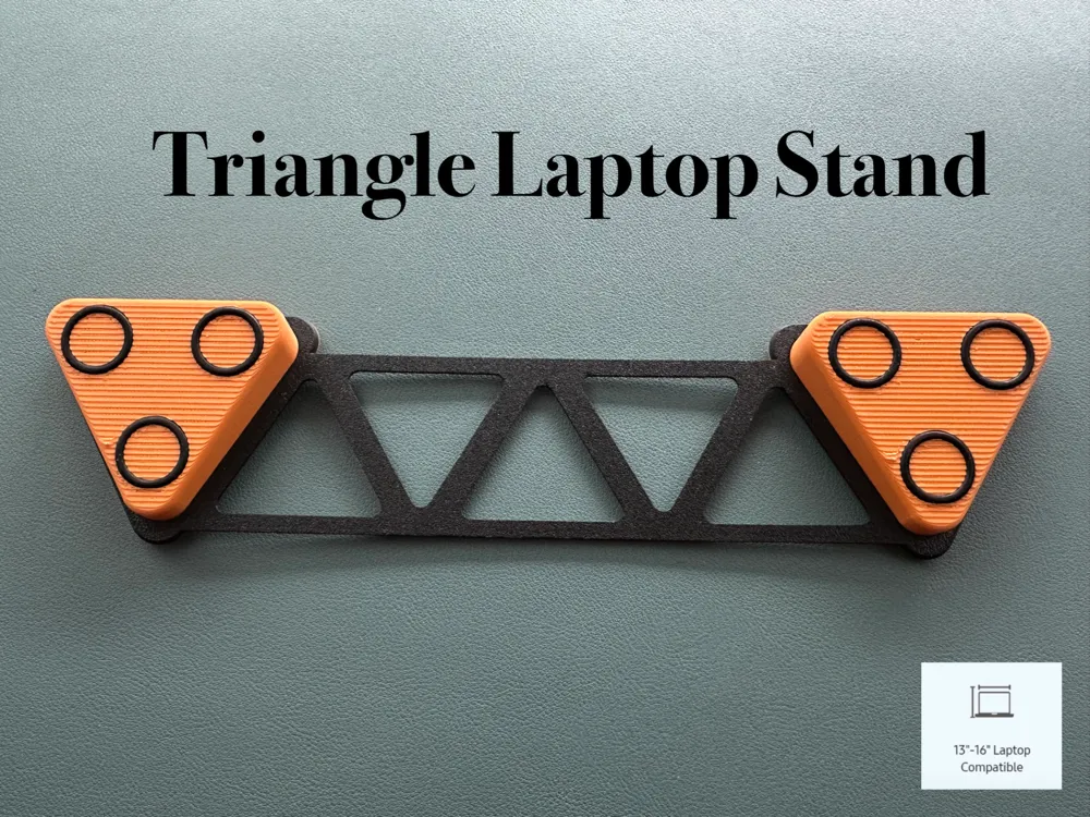 Triangle Laptop Stand by MatBoz824 - MakerWorld