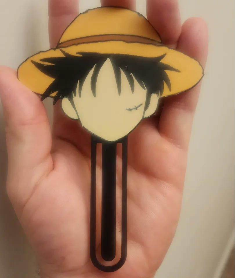 Luffy Bookmark by Mech - MakerWorld