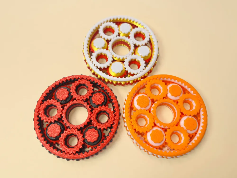 Planetary Gear Fidget Spinner TA1 Standard by ZQ Space MakerWorld ...