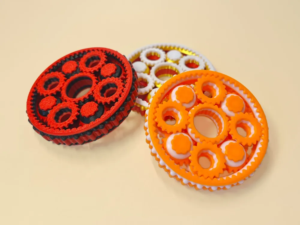 Planetary Gear Fidget Spinner TA1 Standard by ZQ Space MakerWorld ...