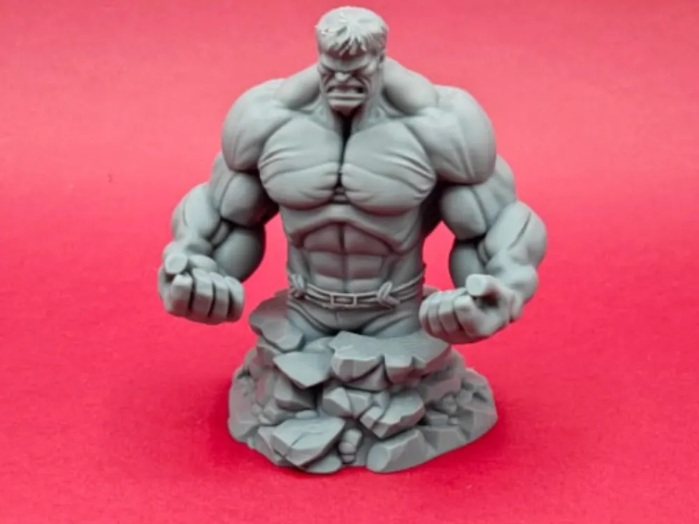 Hulk Bust - Free 3D Print Model - MakerWorld