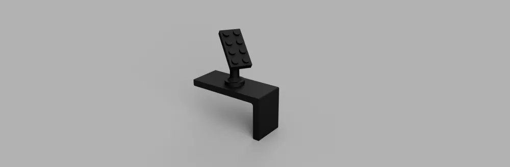 Brick toy mount for monitor by SierraThePotato - MakerWorld