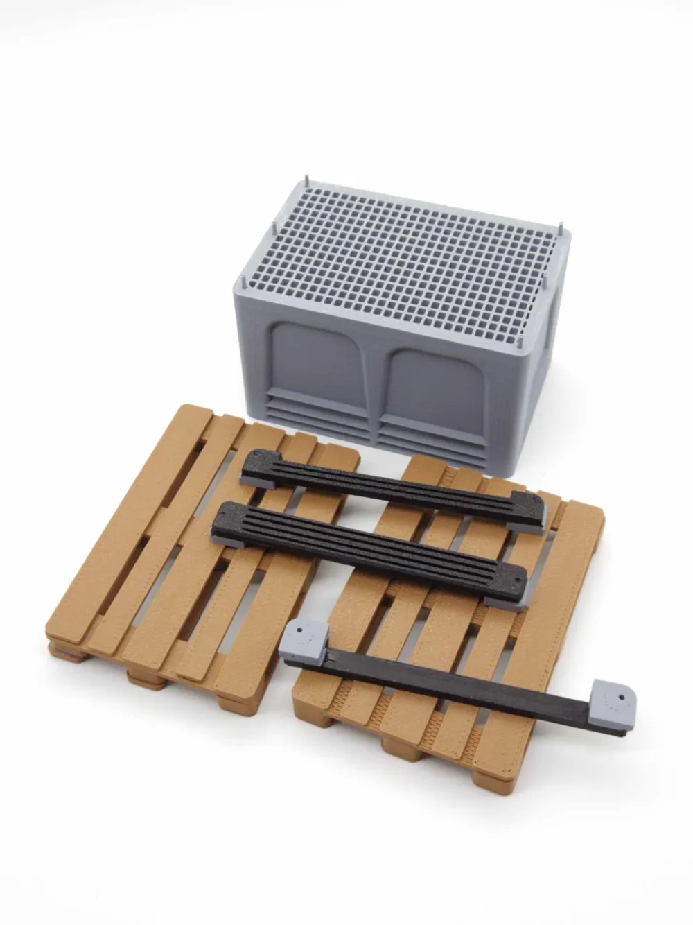 Pallet Box - Scale model by MakerShed MakerWorld: Download Free 3D Models
