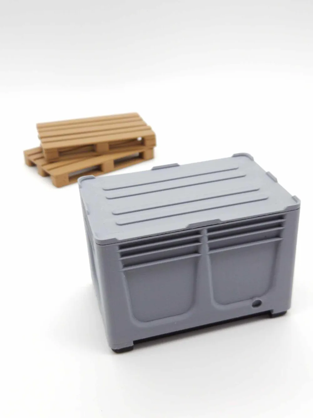 Pallet Box - Scale model by MakerShed MakerWorld: Download Free 3D Models