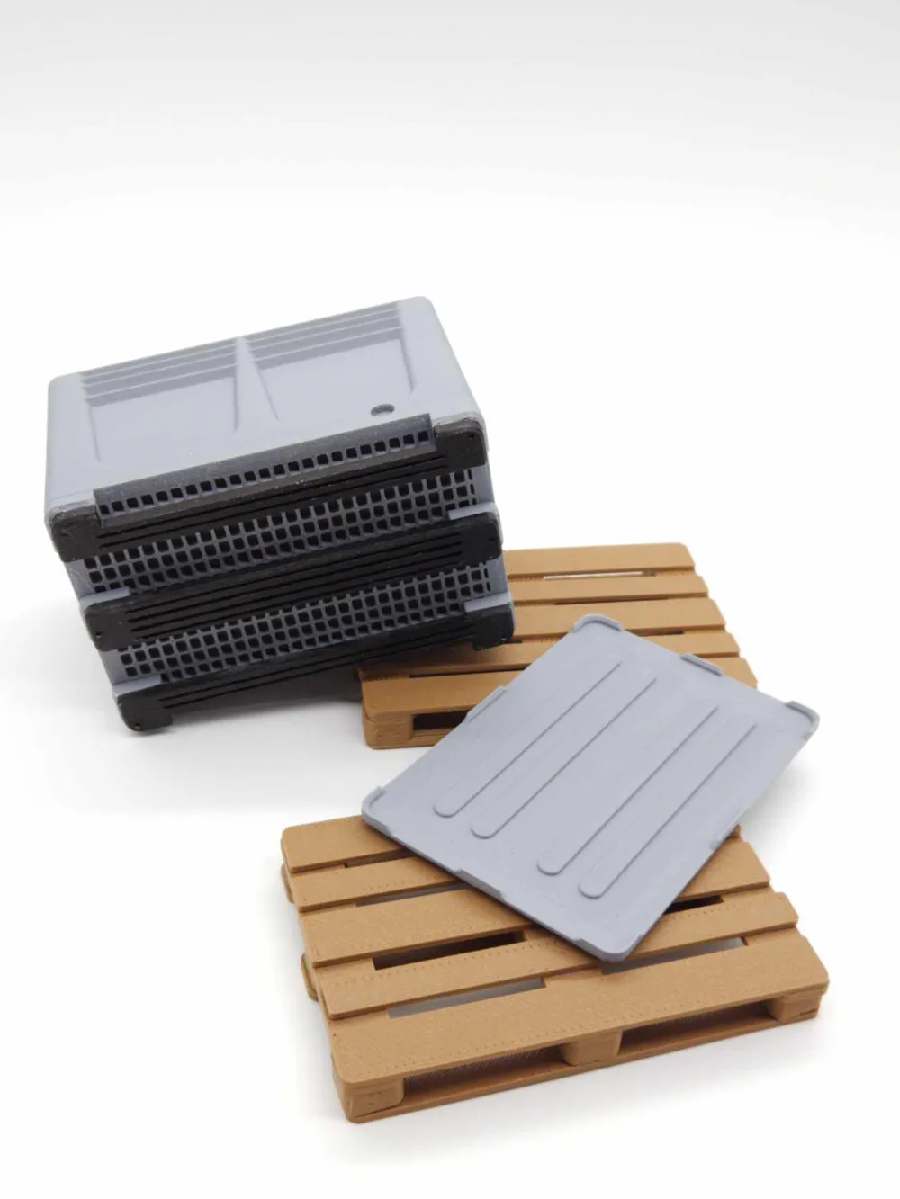 Pallet Box - Scale model by MakerShed MakerWorld: Download Free 3D Models