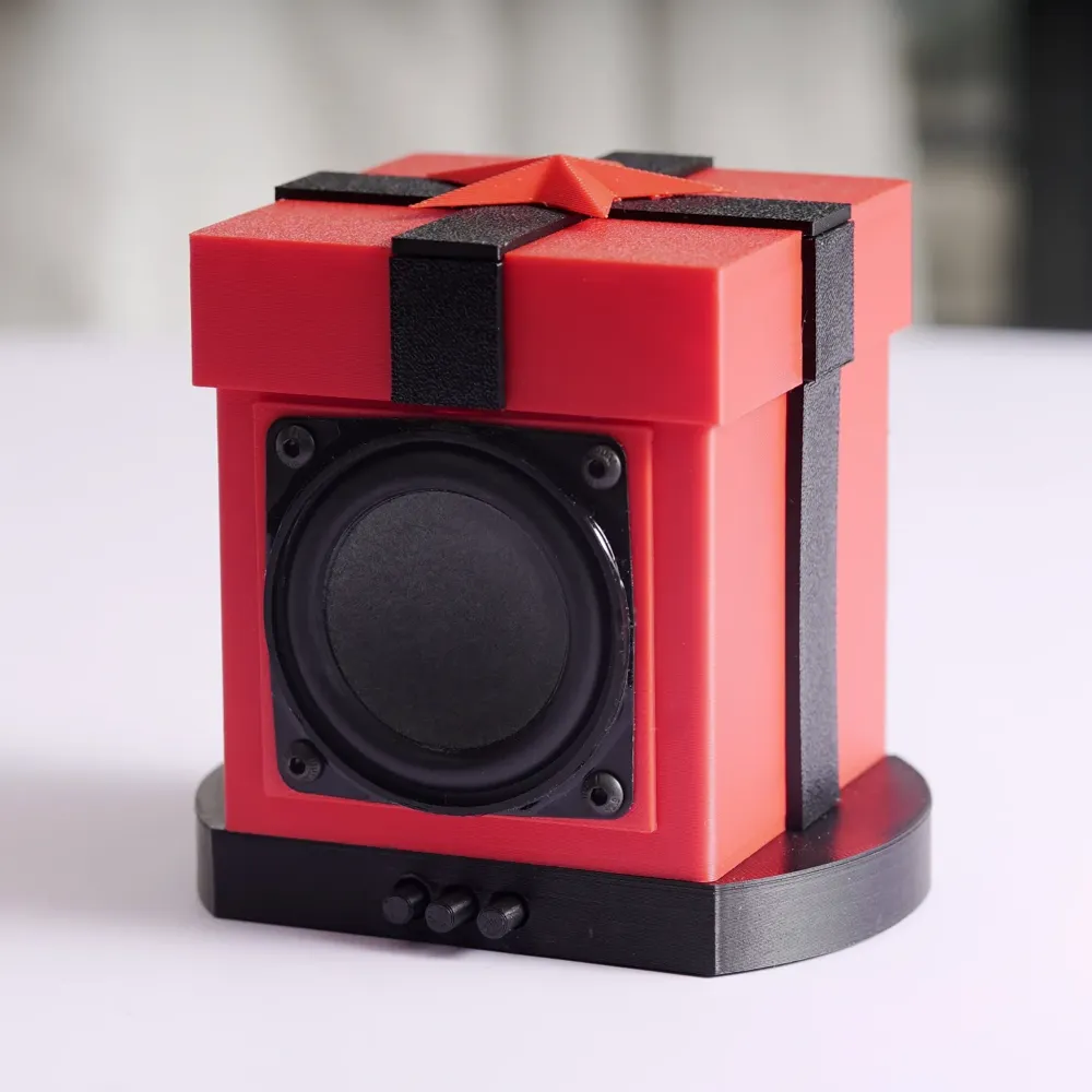 Under $11 Budget Gift Box/Air Drop Themed Bluetooth Speaker - Free 3D ...