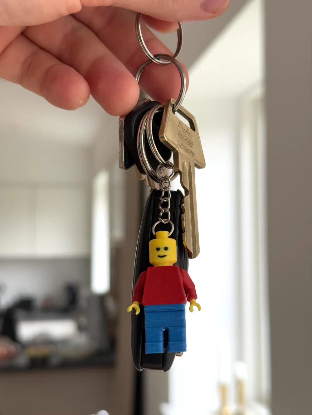 Brick man keychain by Dalby05 - MakerWorld