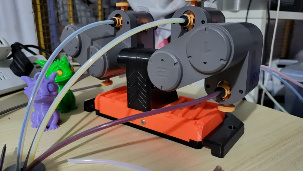 (Optimized) Bambu Lab AMS Lite Feeder Modification - Wall and Top Mount ...