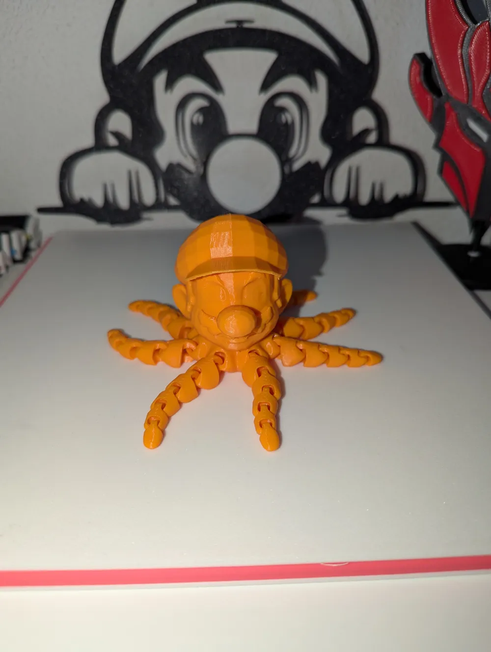 Articulated Super Mario Octopus by ArtelMakerWorld: Download Free 3D Models