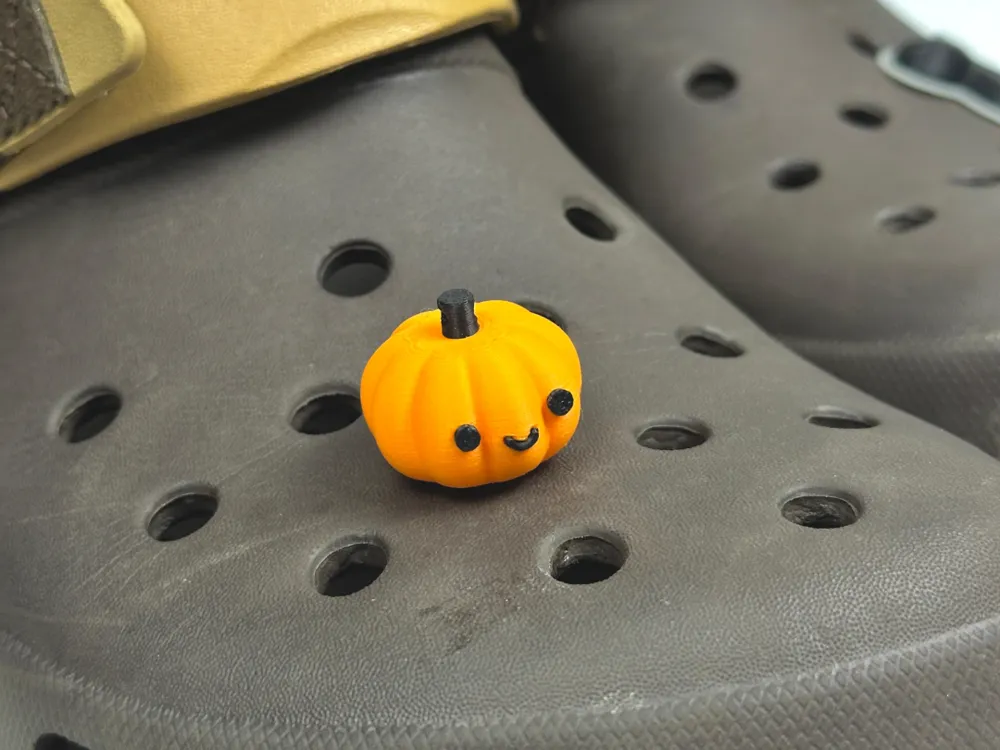 Cute Pumpkin Crocs Jibbit by create3d.co - MakerWorld