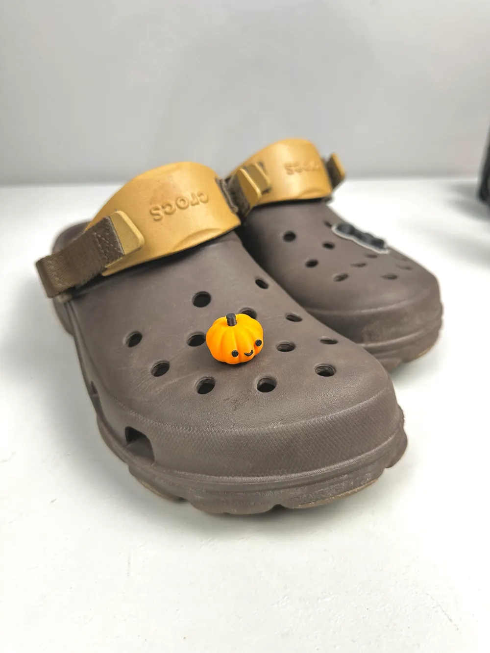 Cute Pumpkin Crocs Jibbit by create3d.co - MakerWorld