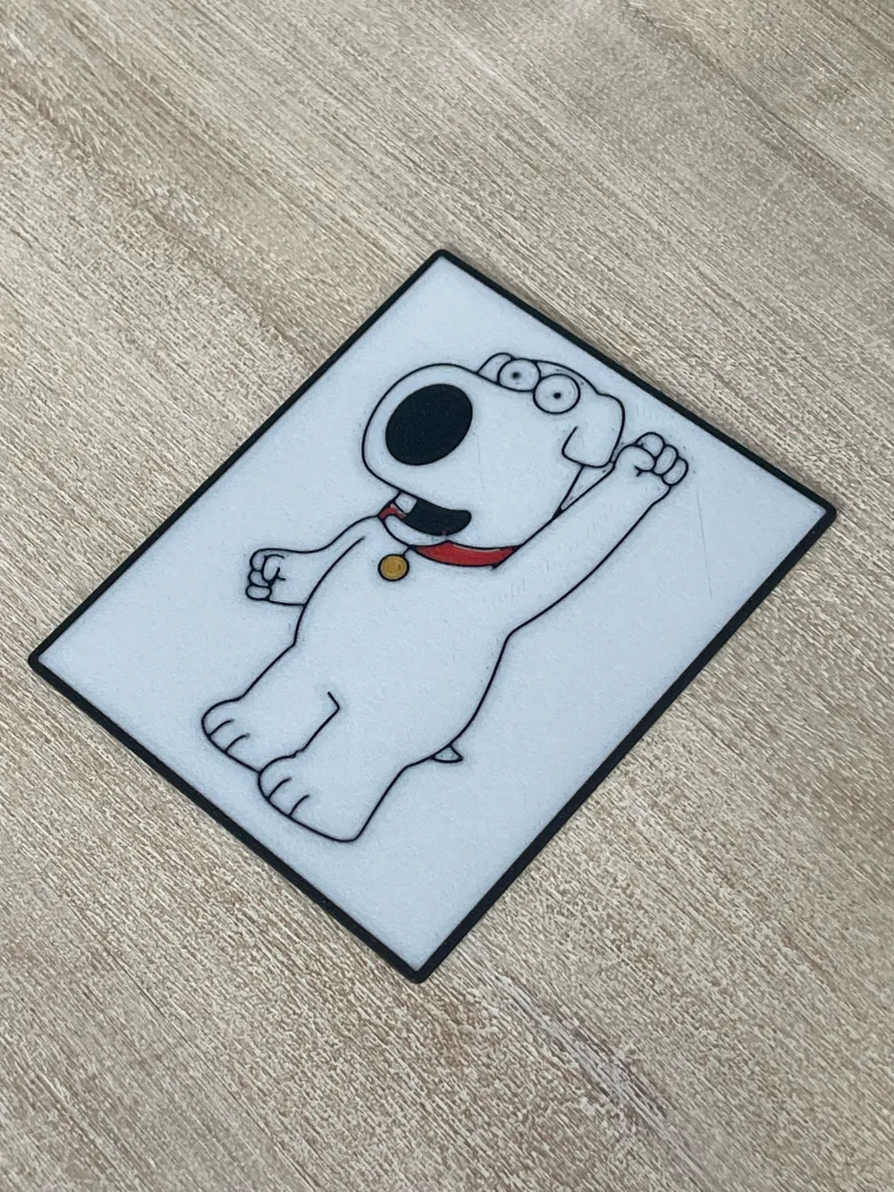 Family Guy Brian Fist Pump sign poster print by C0bl3rG0bl3r - MakerWorld