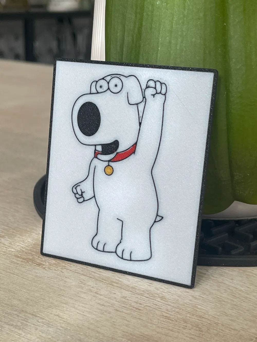 Family Guy Brian Fist Pump sign poster print by ShapeShift 3D Creations ...