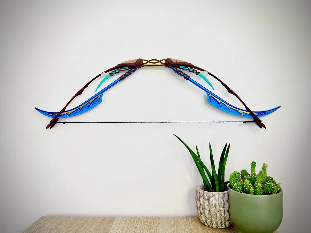 Avatar-Inspired Na’vi Ceremonial Bow - Free 3D Print Model - MakerWorld