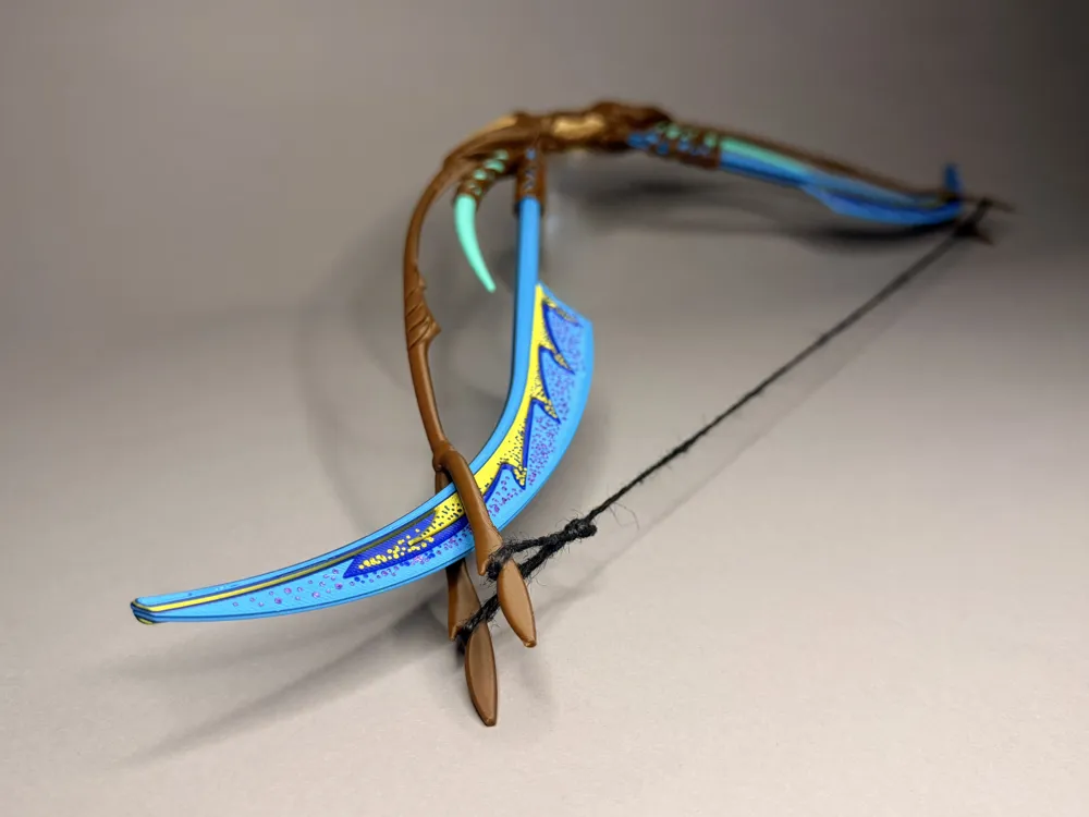 Avatar-Inspired Na’vi Ceremonial Bow - Free 3D Print Model - MakerWorld