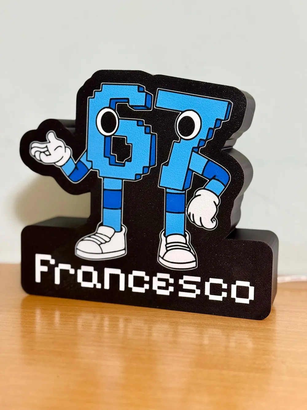 Custom Light Box: 67 Brainrot - Francesco - Free 3D Print Model ...