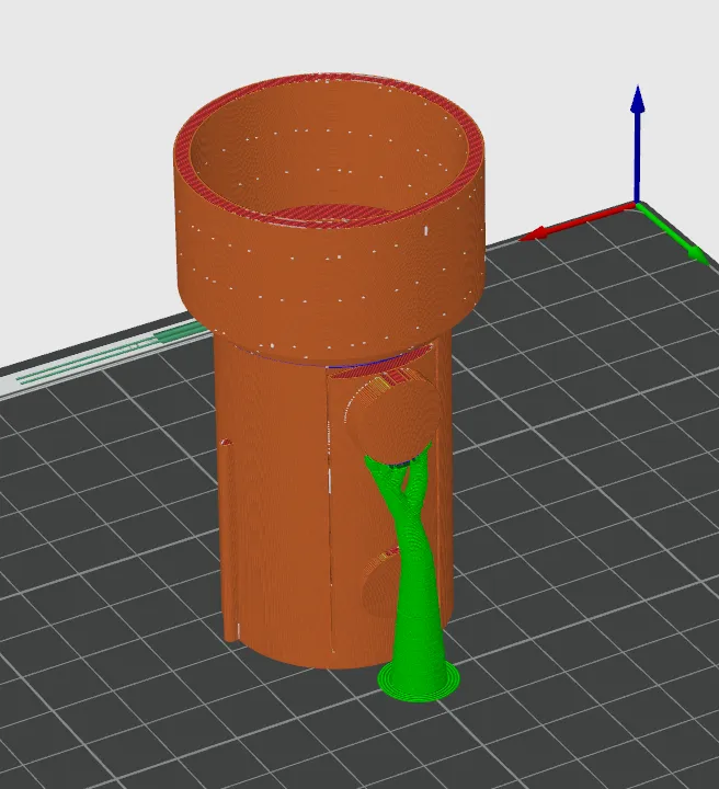 Adapter for Laresar V7 to 40mm flexible pipe - Free 3D Print Model ...