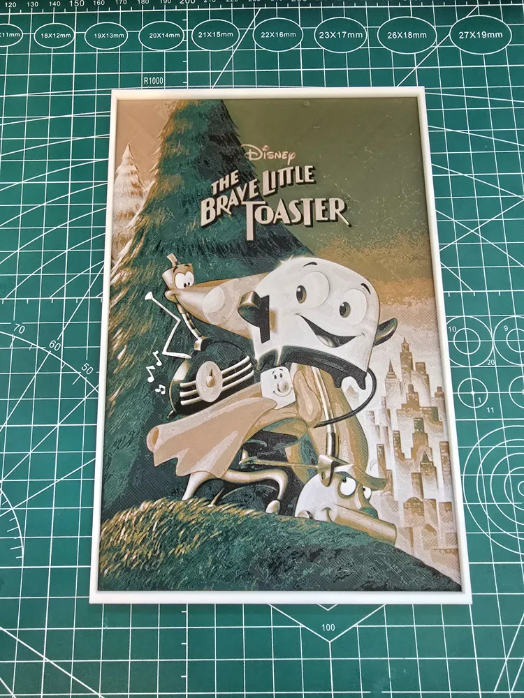 The Brave Little Toaster Poster - Hueforge Art by Lumpy3D MakerWorld ...