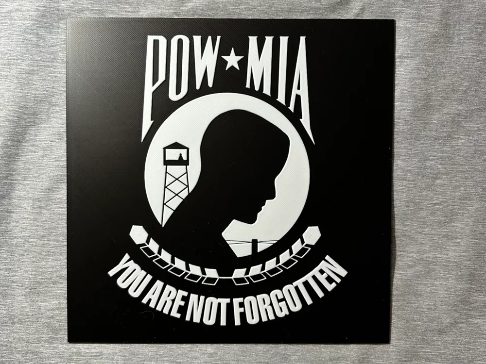 POW MIA - Free 3D Print Model - MakerWorld