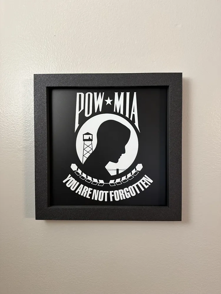 POW MIA - Free 3D Print Model - MakerWorld