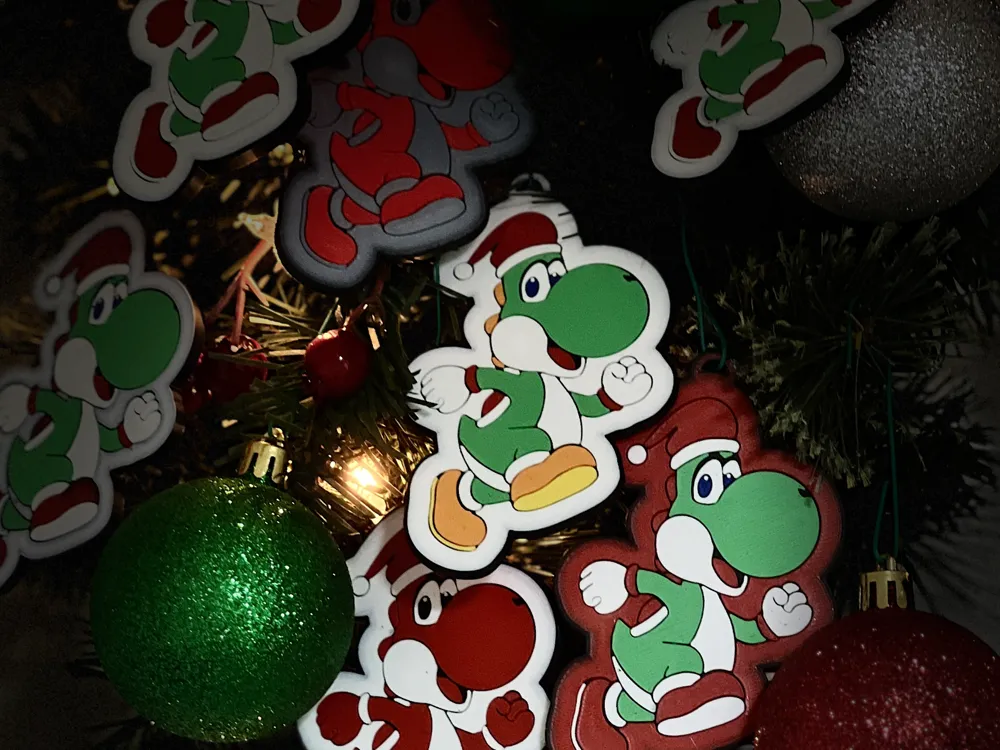Yoshi Santa Ornament by BigJoe Prints - MakerWorld