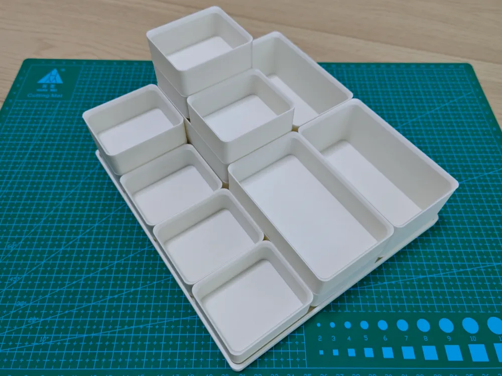 桌面收纳盒 - Free 3D Print Model - MakerWorld