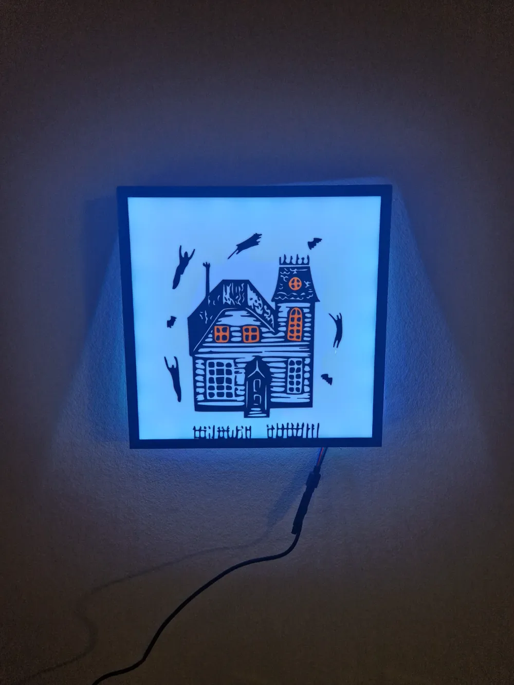Haunted House Light box Halloween by kadotje.com - MakerWorld