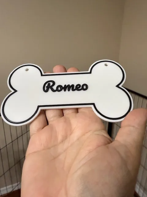 Kennel Name Tag by ScooperMakerWorld: Download Free 3D Models