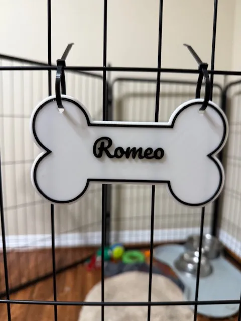 Kennel Name Tag by ScooperMakerWorld: Download Free 3D Models