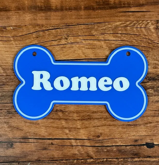 Kennel Name Tag by ScooperMakerWorld: Download Free 3D Models