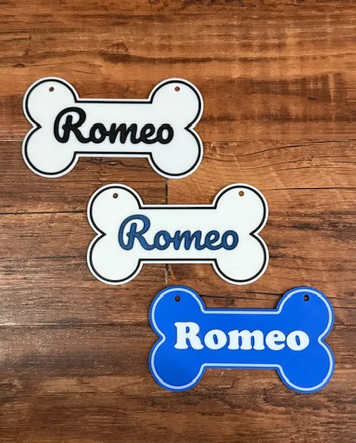 Kennel Name Tag by ScooperMakerWorld: Download Free 3D Models