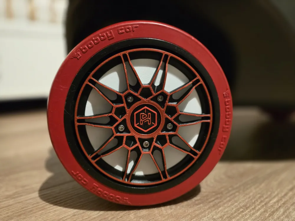 V03 Modular Bobby Car Rim - Free 3D Print Model - MakerWorld