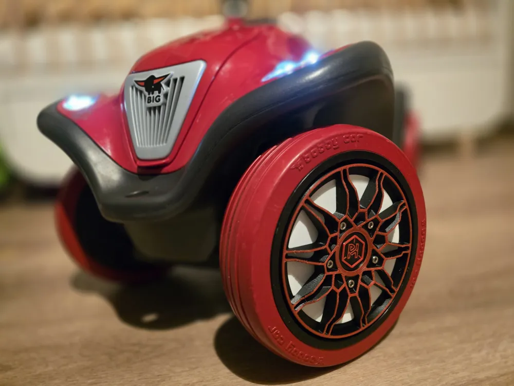 V03 Modular Bobby Car Rim - Free 3D Print Model - MakerWorld