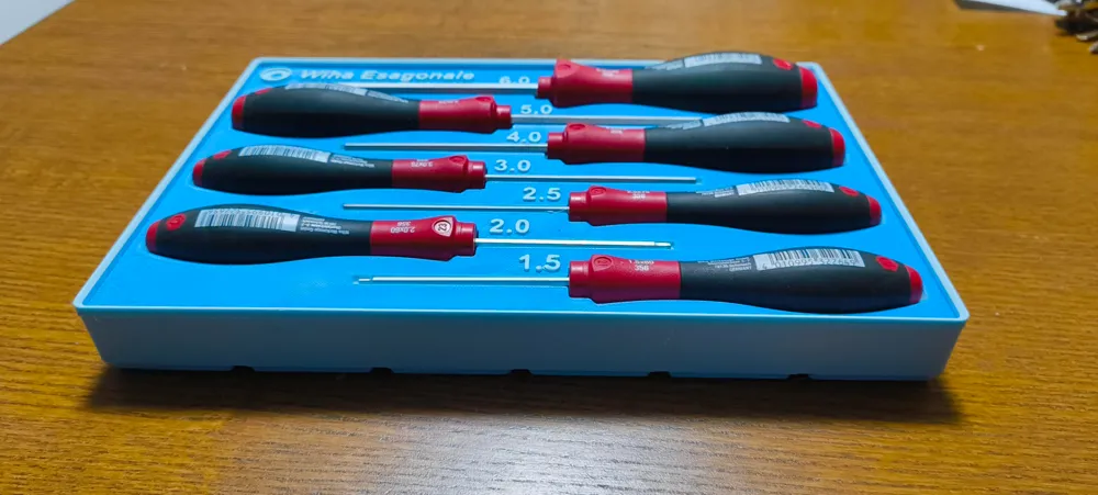 Organizer set giravite esagonale Wiha gridfinity by Allajoe - MakerWorld