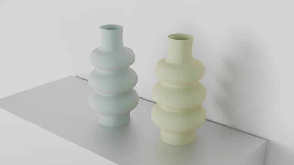 modern ring vase by Simon - MakerWorld