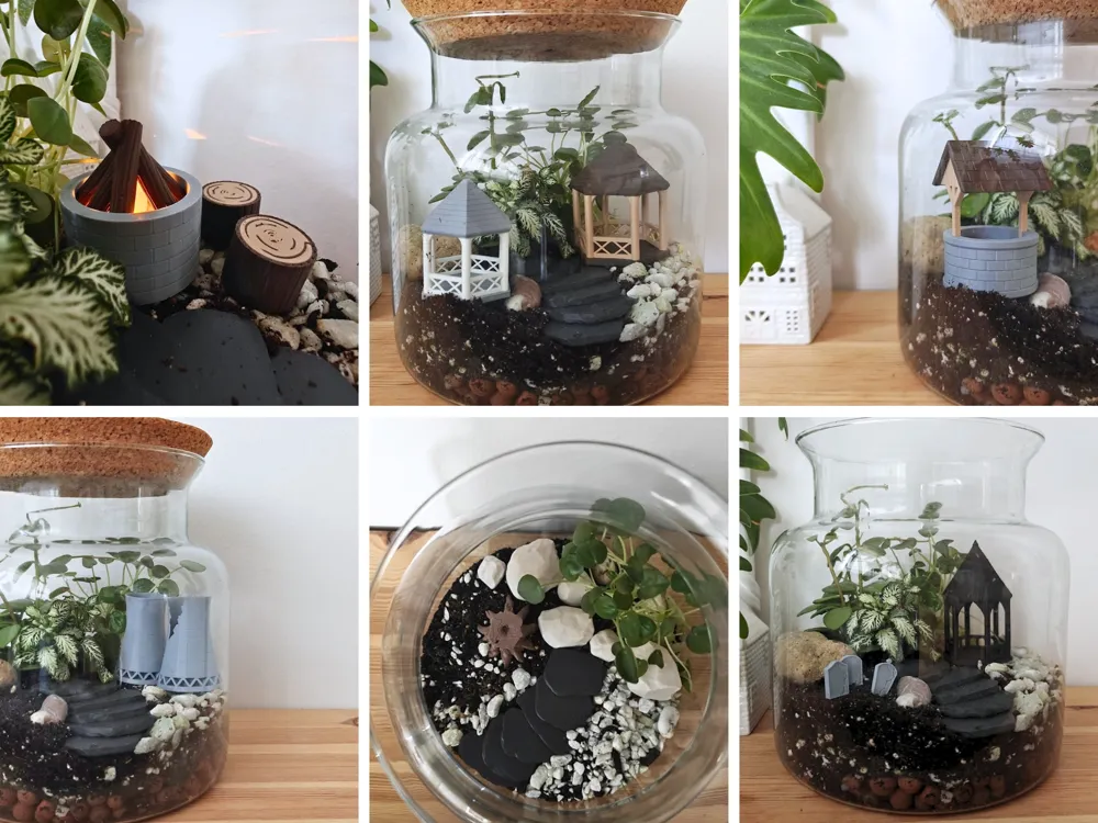 Terrarium decorations - Free 3D Print Model - MakerWorld