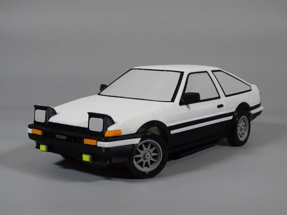 RC 1/12 Toyota AE-86 Trueno (Initial D & GT-RC) por Mr.Rod MakerWorld: Descarga Modelos 3D Gratuitos