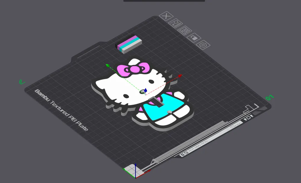 Hello Kitty Light Switch Plate - Free 3D Print Model - MakerWorld